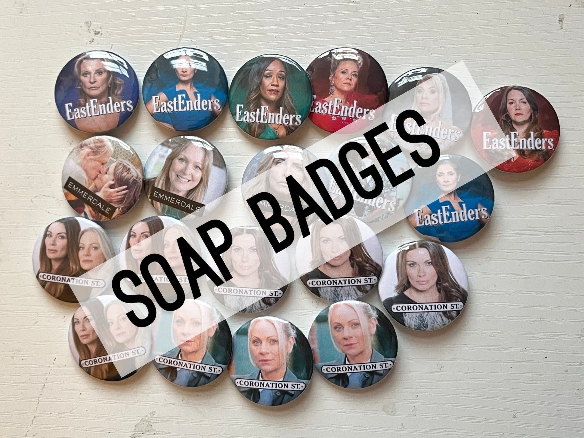 Soap Fave Badges – Ohsomerch